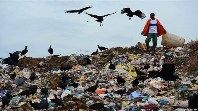 Un basurero como 150 campos de fútbol - BBC News Mundo