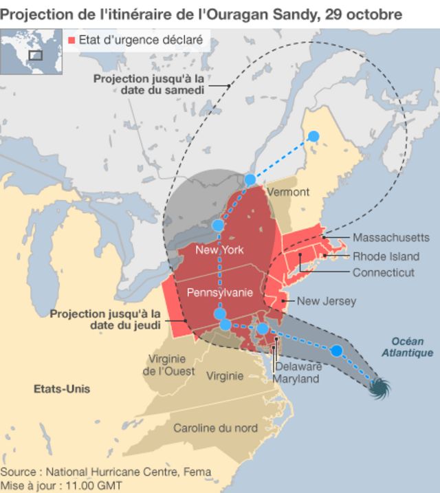 Usa 2012 Sandy Perturbe La Campagne Bbc News Afrique