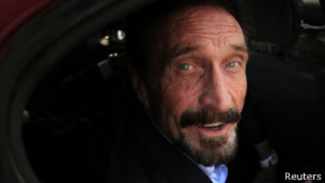 Las mil caras de John McAfee, el creador del antivirus - BBC News Mundo