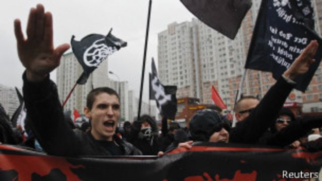 В Москве националисты провели "Русский марш" - BBC News Україна