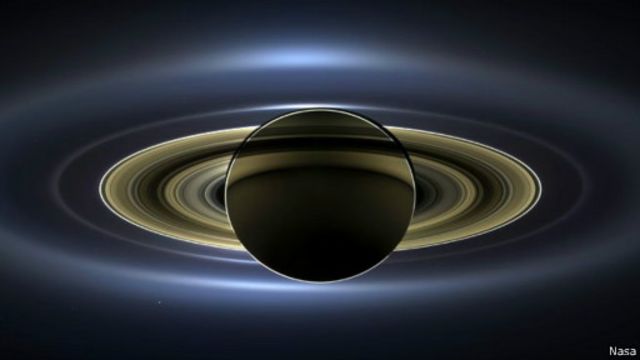Nova imagem da Nasa capta Saturno sob eclipse do Sol - BBC News Brasil