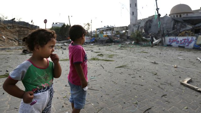 غزہ کے بچے - BBC News اردو