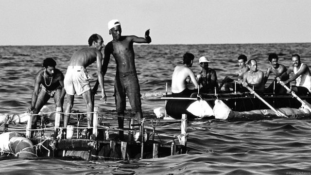 El éxodo de los balseros cubanos en imágenes - BBC News Mundo