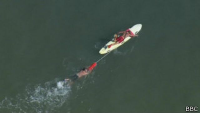 Furacão provoca 'super ondas' no sul da Califórnia - BBC News Brasil