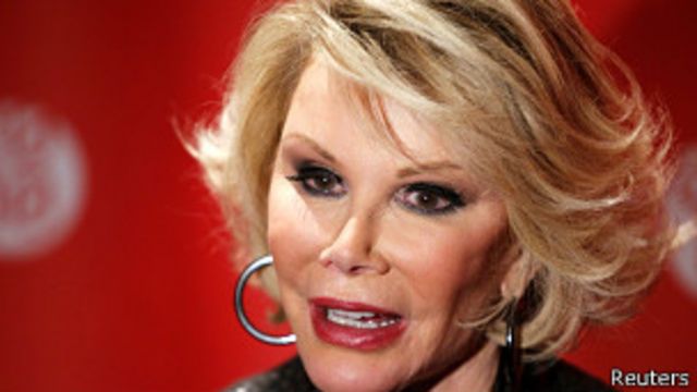 Revelan causa de la muerte de la comediante Joan Rivers - BBC News Mundo