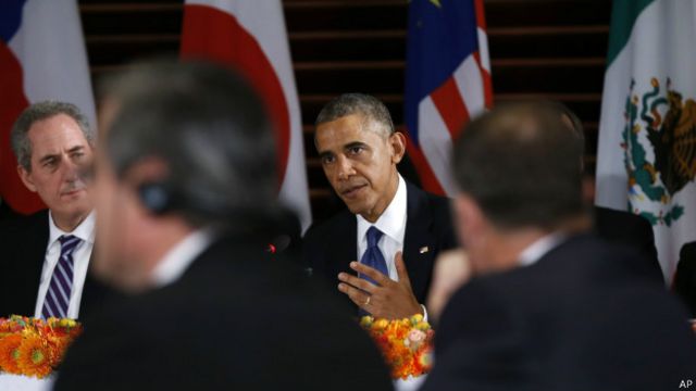 奥巴马APEC讲话力图突出积极面 - BBC News 中文