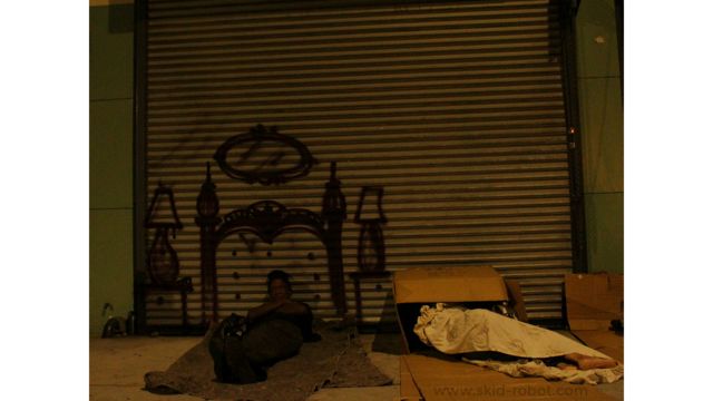 Skid Robot, el grafitero que dibuja habitaciones imaginarias para los ...