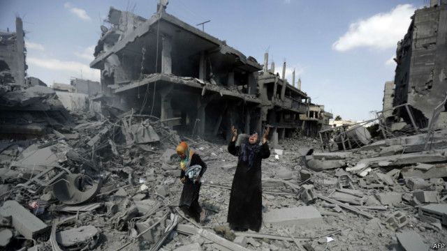 اسرائيل ارتكبت جرائم حرب بتدمير مبان في قطاع غزة Bbc News عربي