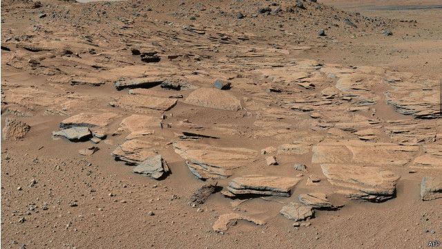 Wahana Curiosity pecahkan teka-teki gunung Mars - BBC News Indonesia