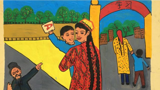 La colorida propaganda contra la influencia religiosa en China - BBC ...