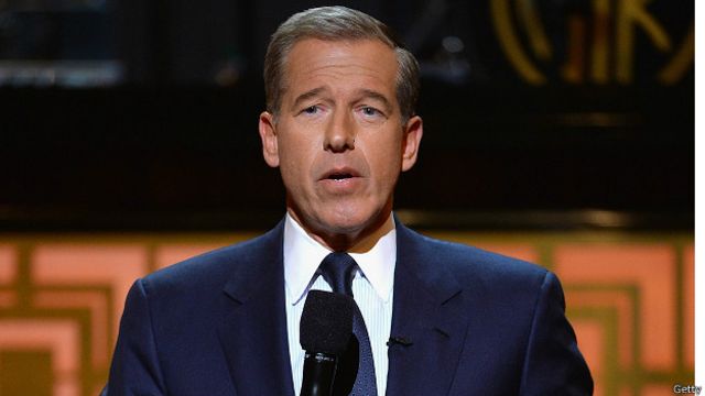 La mentira que hizo caer en desgracia a Brian Williams, la estrella de ...