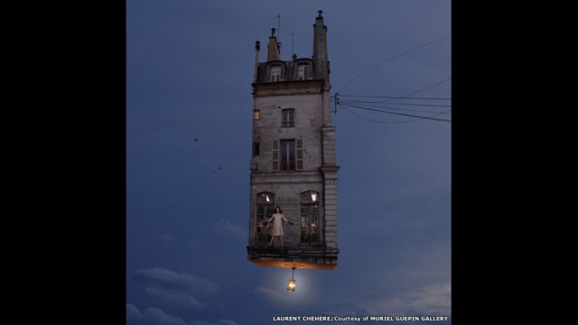 Las sorprendentes imágenes de edificios voladores - BBC News Mundo