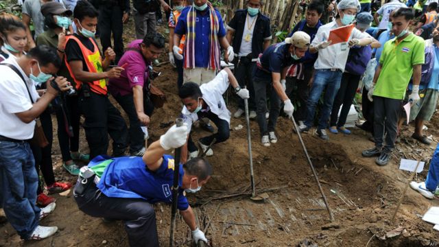 Temuan mayat di 'kamp perdagangan manusia' di Thailand - BBC News Indonesia