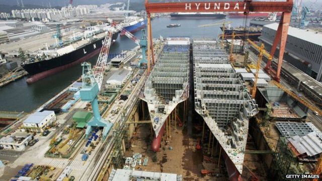Hyundai Heavy Industries: cómo es la vida en el astillero más grande ...