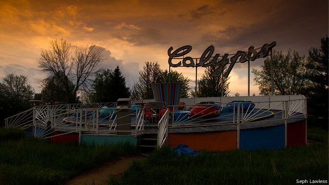 Inquietantes imágenes de Seph Lawless de parques de atracciones ...