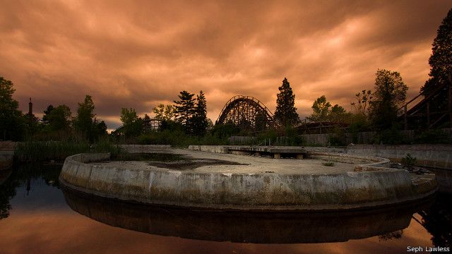 Inquietantes imágenes de Seph Lawless de parques de atracciones ...