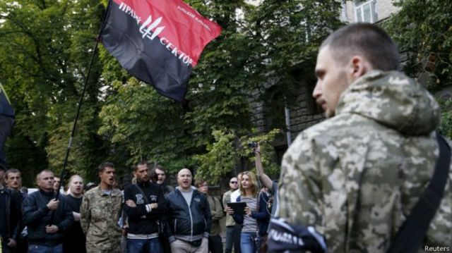 В Одесі затримано двох керівників місцевого "Правого сектору" - BBC ...