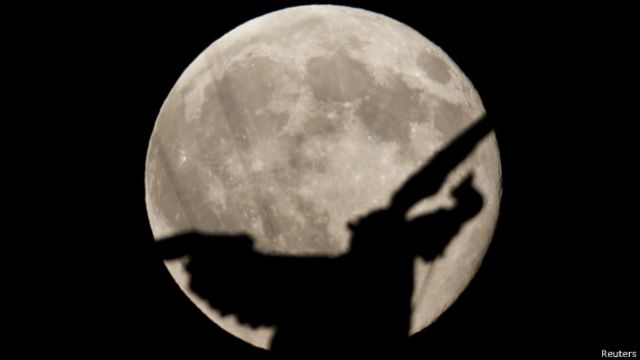 Así se vio la "Luna azul" alrededor del mundo - BBC News Mundo