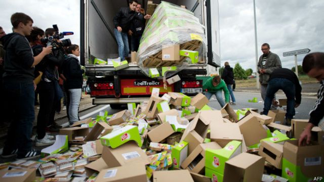 Уничтожение продуктов: можно ли сослаться на мировой опыт? - BBC News ...