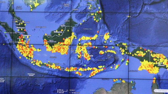 Jelang kemarau, teknologi pemetaan risiko kebakaran diluncurkan - BBC News Indonesia