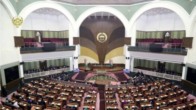 عکس: ساختمان جدید پارلمان افغانستان - BBC News فارسی