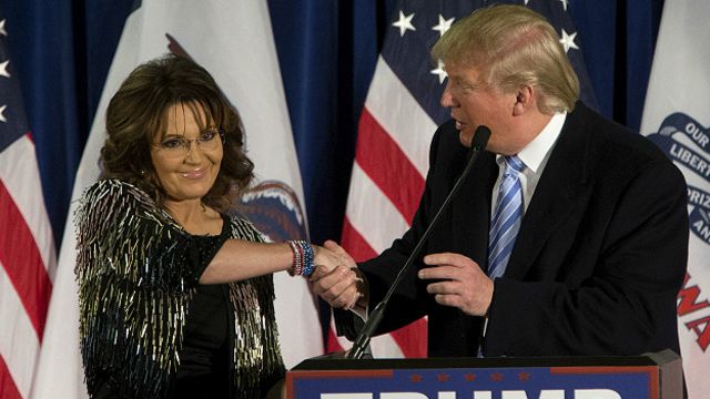 EE.UU.: Sarah Palin respalda la campaña de Donald Trump a la ...