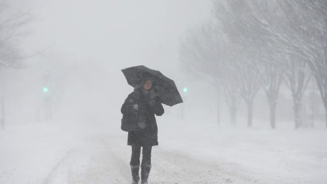 As melhores fotos da nevasca que atingiu o leste dos EUA - BBC News Brasil