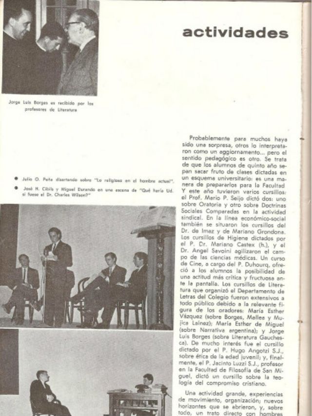 La curiosa historia de la foto del papa Francisco y Jorge Luis Borges ...