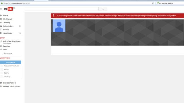 VTV bị YouTube đóng tài khoản - BBC News Tiếng Việt