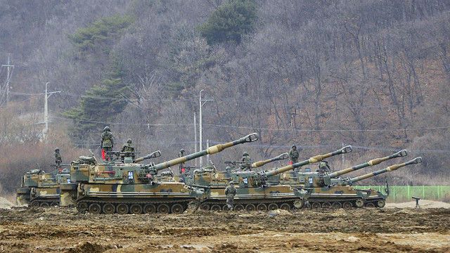 韩美展开联合军演 规模创历年之最 - BBC News 中文