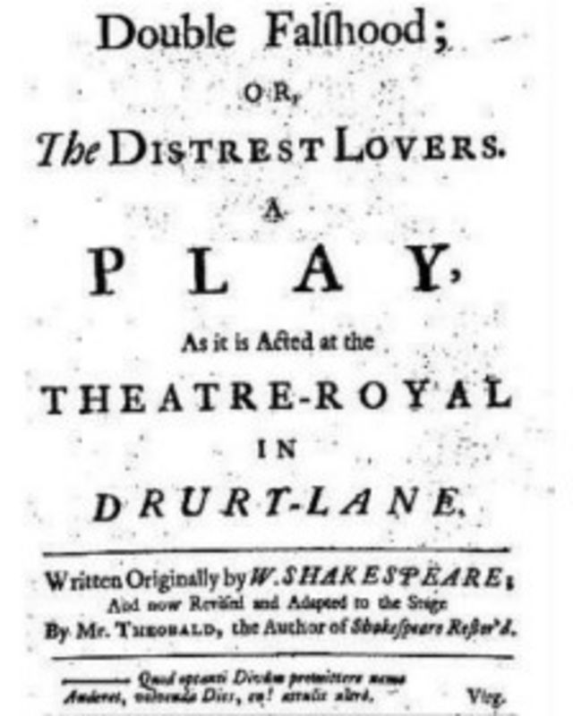 La obra perdida de Shakespeare "inspirada" en el Quijote de Cervantes ...