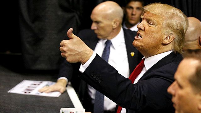 Donald Trump melaju di lima negara bagian - BBC News Indonesia