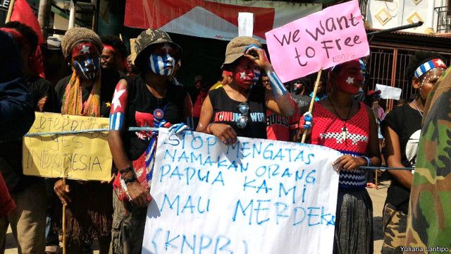 Dukung gerakan pembebasan Papua, ratusan aktivis ditangkap - BBC News Indonesia