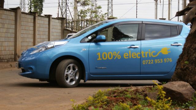 Kwa Picha: Magari ya umeme yaanza kazi Kenya - BBC News Swahili