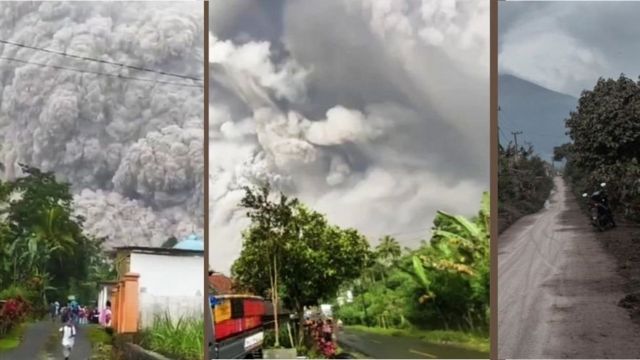 Gunung Semeru meletus video: Indonesia volcano death toll rise, pray ...