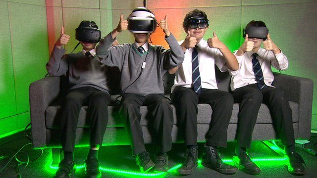 Kids review the top virtual reality headsets - CBBC Newsround