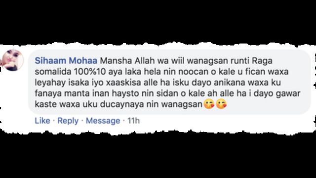 Gabdhaha soomaaliyeed oo aad u hadal haya ninka xaaskiisa cuntada u ...