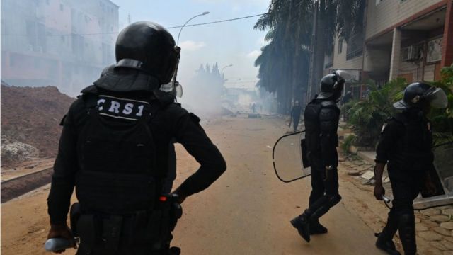 Ivory Coast election: President Ouattara call for protest to end ...