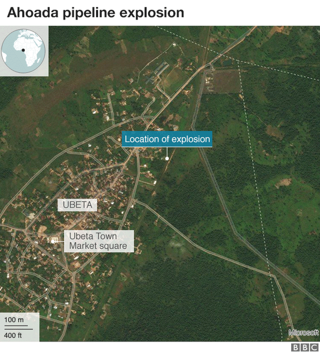 Ubeta pipeline explosion destroy plenti farms and fish pond for Rivers ...