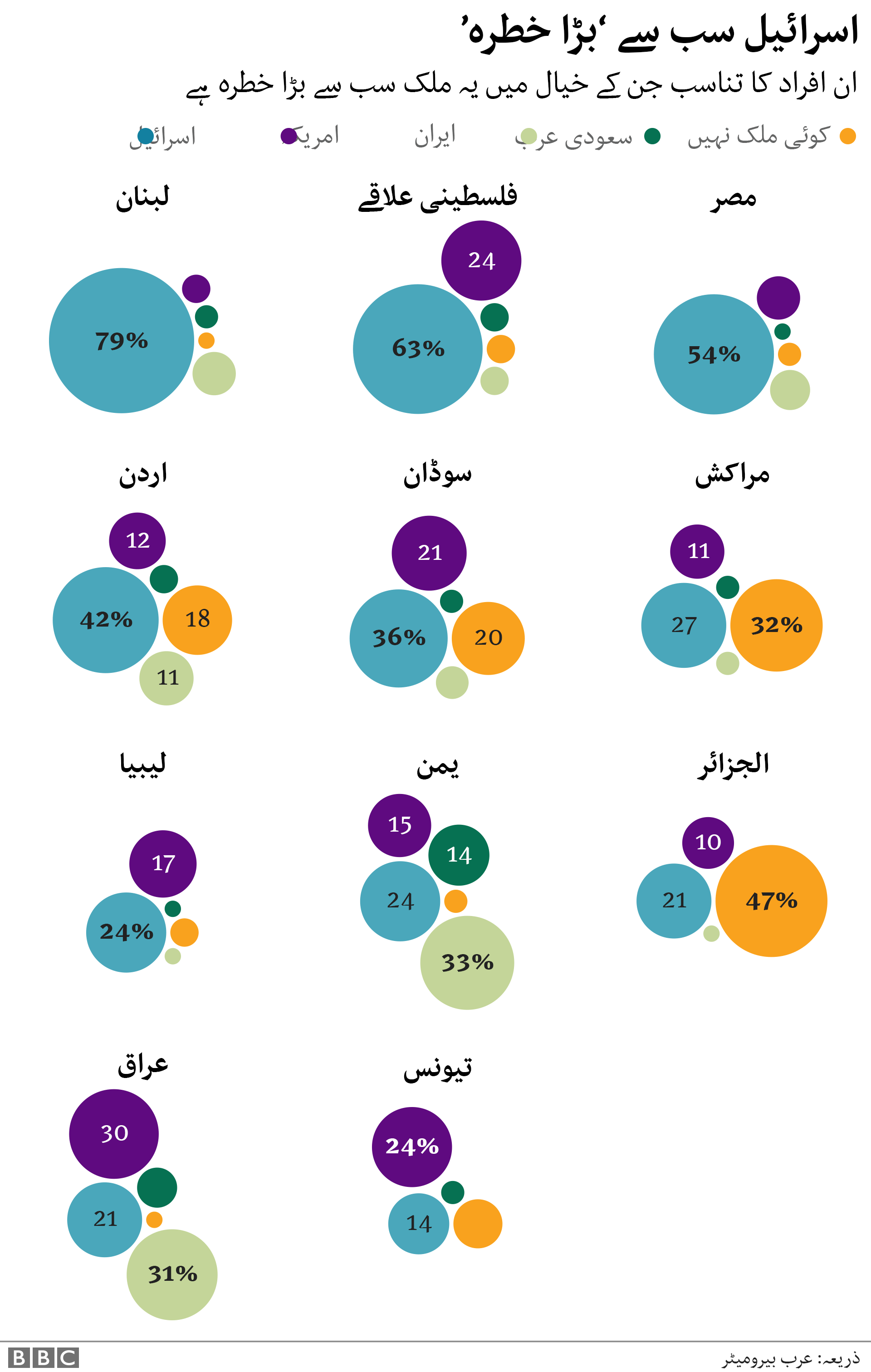 عرب دنیا کا جائزہ سات چارٹس میں: کیا عرب دنیا میں مذہب سے دوری بڑھ رہی ...