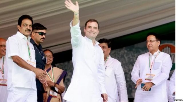 भारत जोड़ो यात्रा: राहुल गांधी क्या पूरे रास्ते पैदल चलेंगे? - BBC News हिंदी