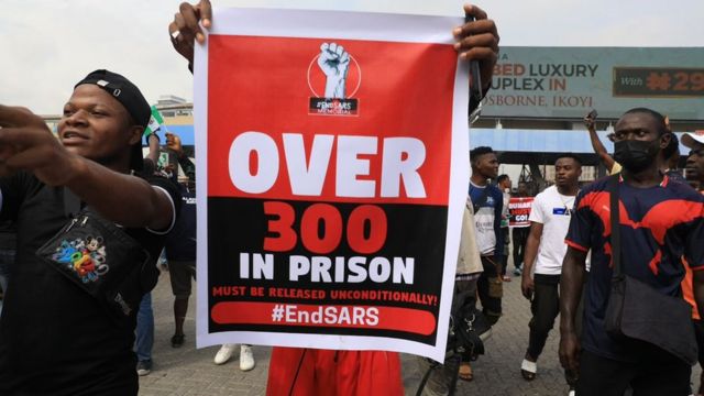 Endsars protest Lekki tollgate: Pictures of how di one year anniversary ...