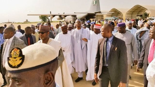 Nigeria: Hotunan isar gawar Dan Masani zuwa Kano - BBC News Hausa