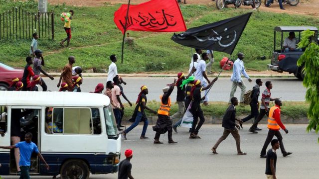 Ìwọ́de Shiite: Ọwọ́ ọlọ́pàá tẹ ogójì ọmọ ẹgbẹ́ Shiite lẹ́yìn ìwọ́de ...