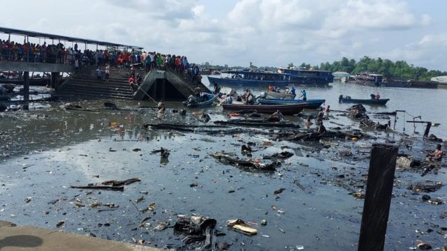 Bonny-Bille-Nembe jetty fire: Five pipo including pregnant woman and ...