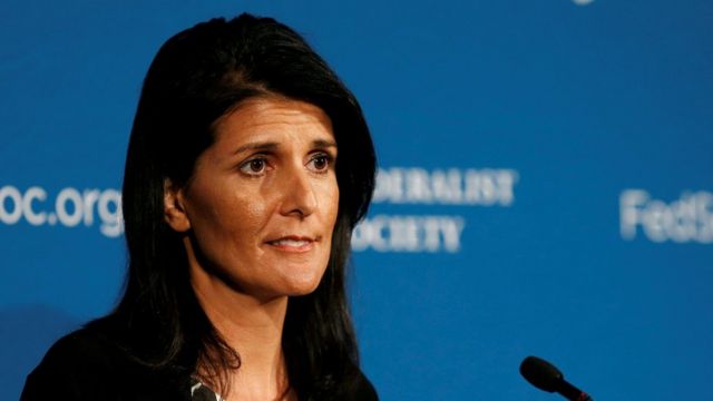 Трамп решил назначить послом в ООН губернатора Никки Хейли Bbc News