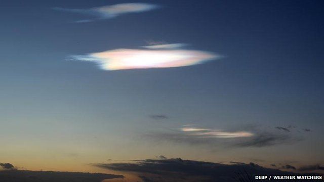 Gallery: Nacreous clouds - BBC Weather