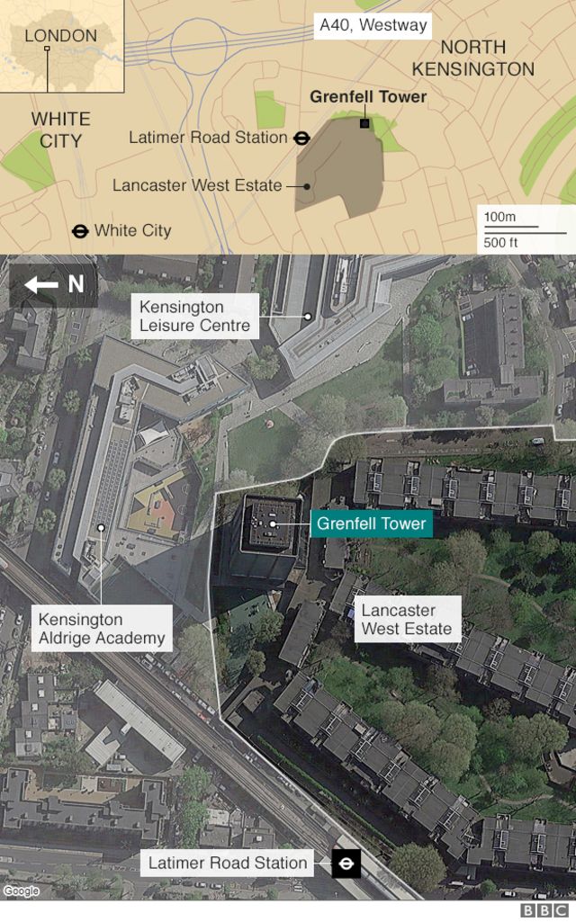 Moto London: Tunayoyafahamu kufikia sasa kuhusu Grenfell Tower - BBC ...