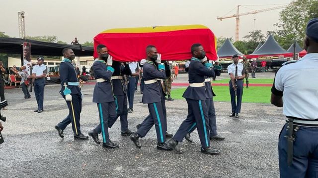 Christian Atsu death: Ghana hold state funeral for footballer Christian ...
