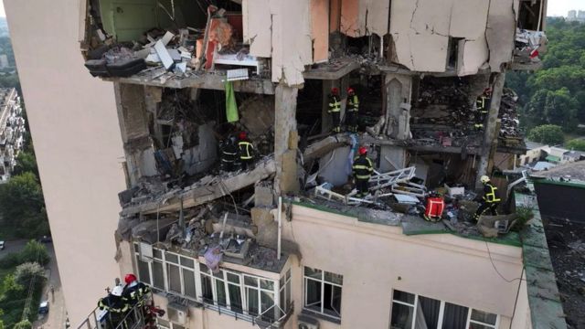 Ракетна атака вночі У Києві загинули пятеро людей Bbc News Україна